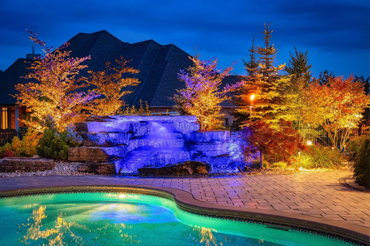 Outdoor Water Feature Lighting Ideas: Pools, Ponds & Fountains
